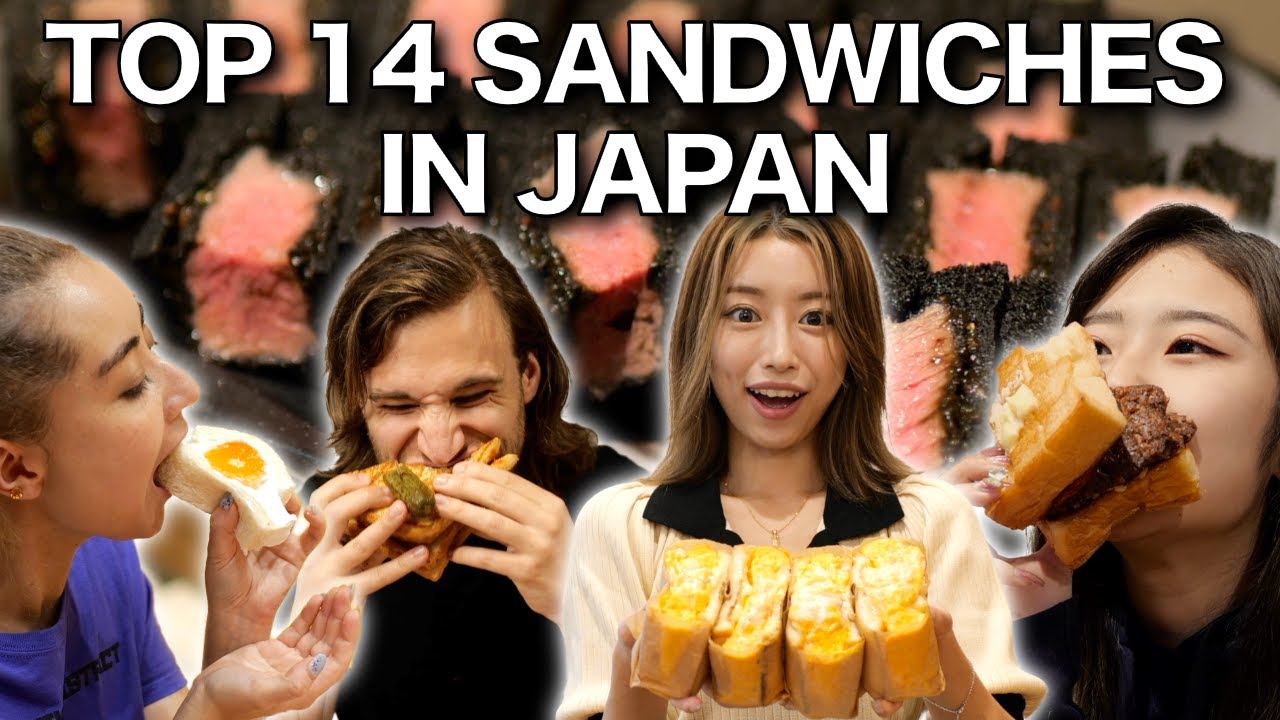 Top 14 Sandwiches in Japan | The Best of Japan 4K - YouTube