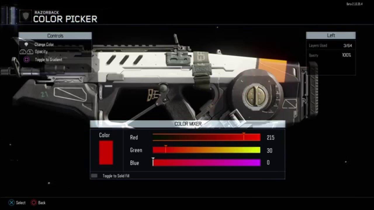 Black Ops 3: Asiimov-Style Razorback Skin! (BO3 Paintjobs) - YouTube