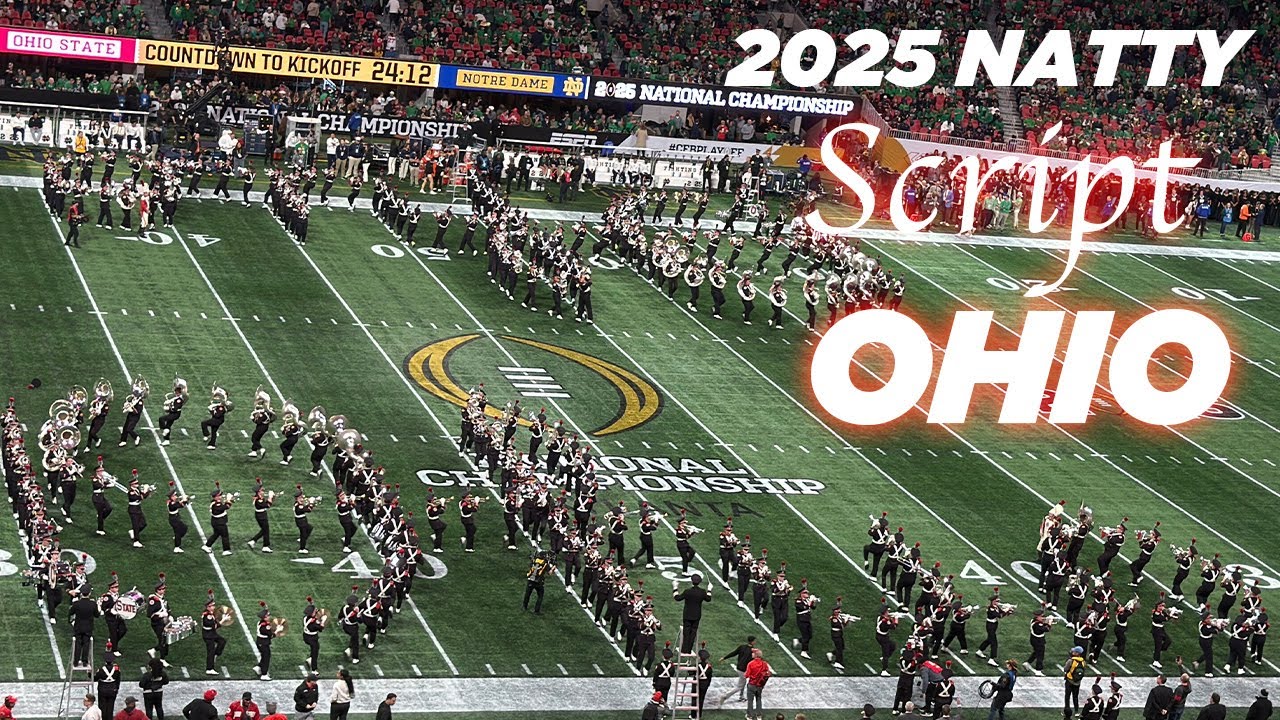 Script Ohio at Natty! Ohio State University Marching Band - OSU ...