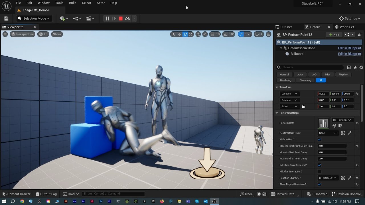 "Stage Left" NPC-To-NPC dialogue and interaction (Update) | UE4 UE5 ...