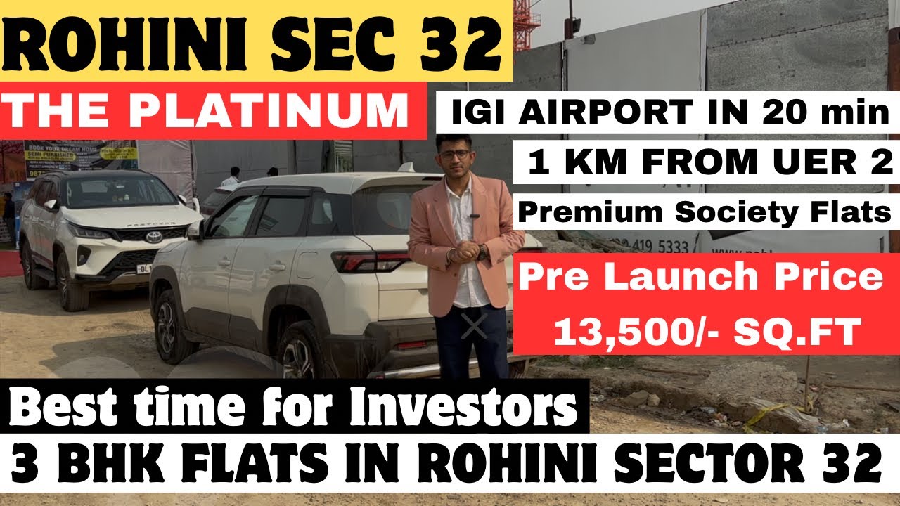 3 BHK IN ROHINI SECTOR 32 | THE PLATINUM | FLATS FOR SALE IN ROHINI ...