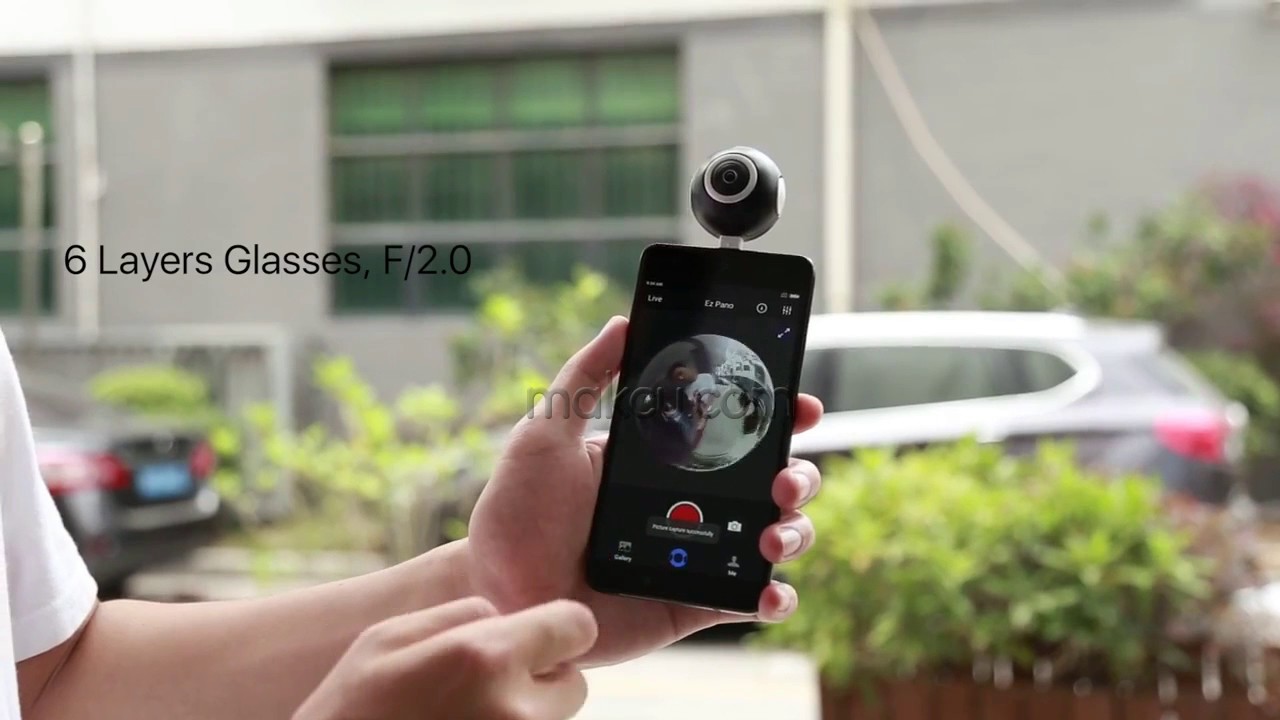 Panoview 360° Degree Video Camera For Smartphone - YouTube