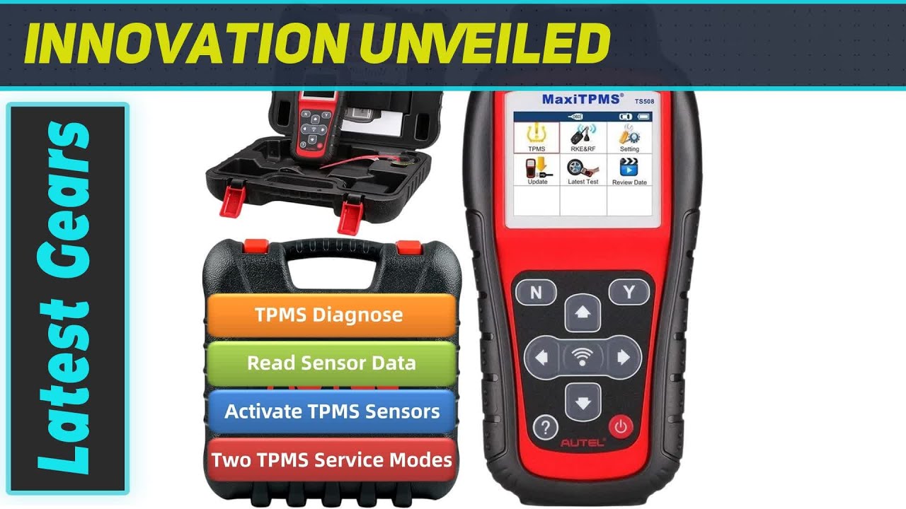 MaxiTPMS TS508 TPMS Diagnostic Tool Review - YouTube
