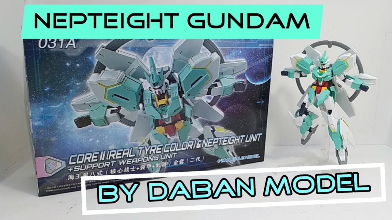UNBOXING+REVIEW HG 1/144 NEPTEIGHT GUNDAM - YouTube