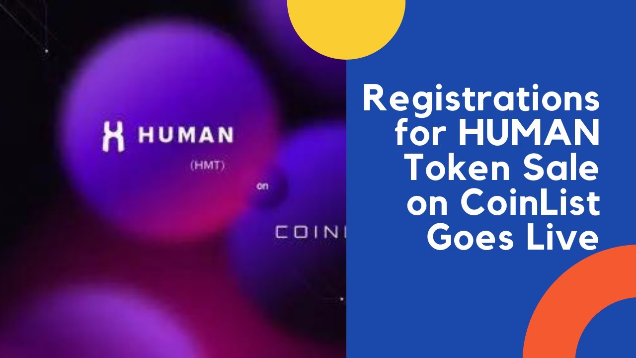 human token sale coinlist - YouTube