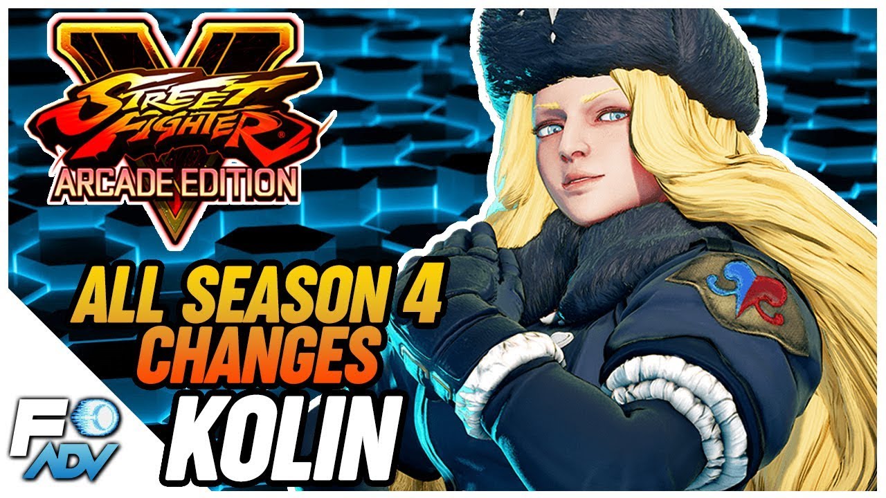 Kolin SFV Season 4 Changes - Street Fighter 5 Arcade Edition - YouTube