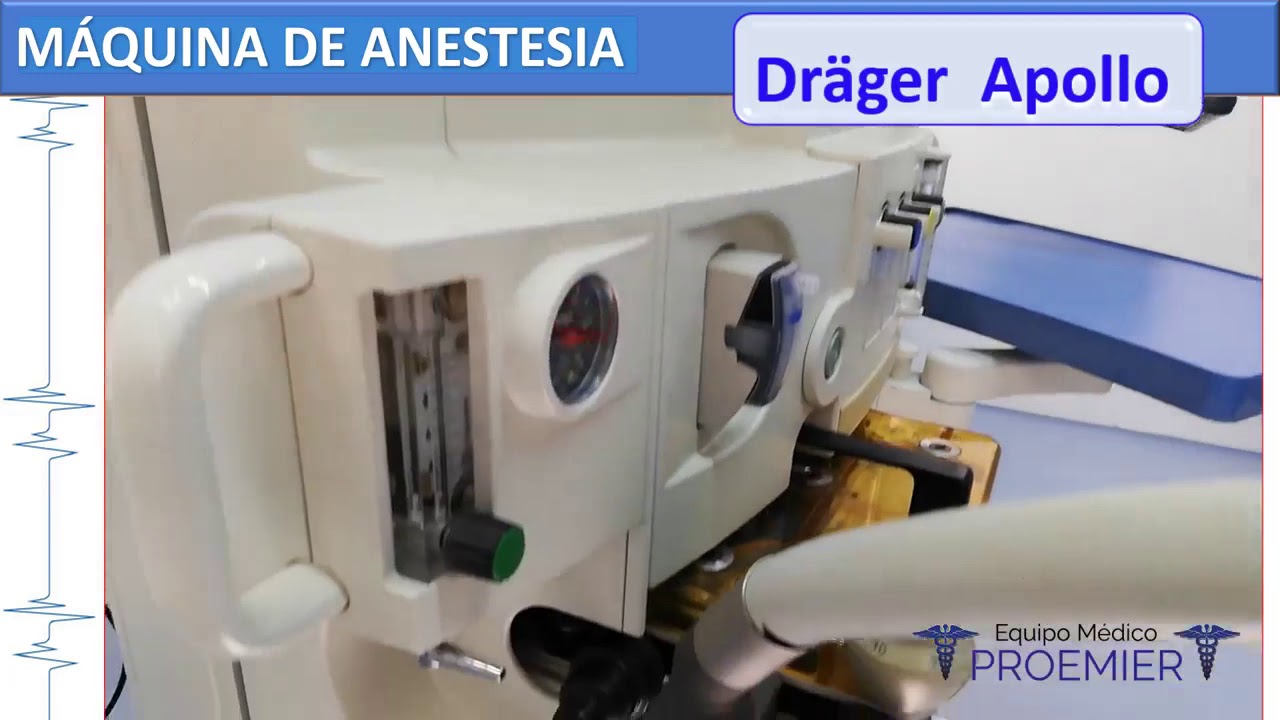 Anestesia Dräger Apollo - YouTube