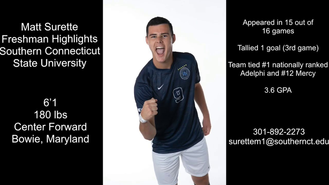 Matt Surette 2019 Freshman Highlights - YouTube
