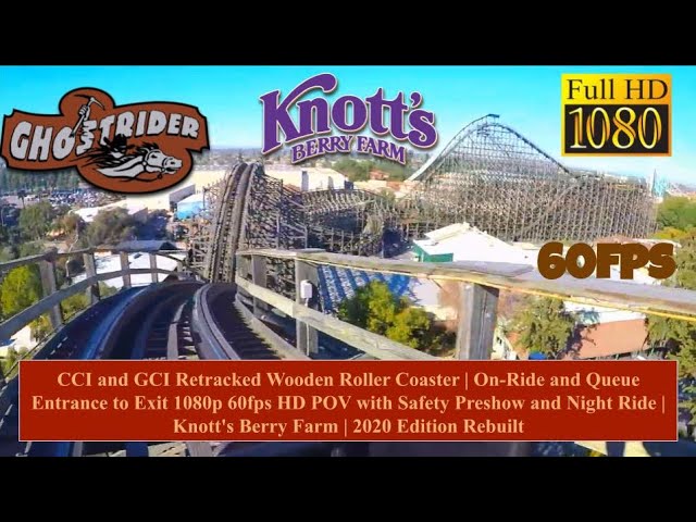 Ghostrider Wooden Roller Coaster Pov Hd 1080p Knott39s