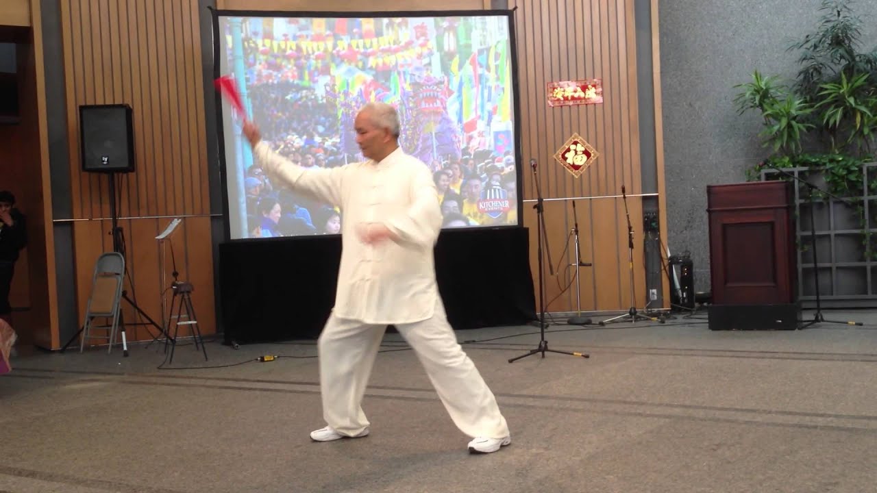 Tai Chi Fan demonstration - YouTube