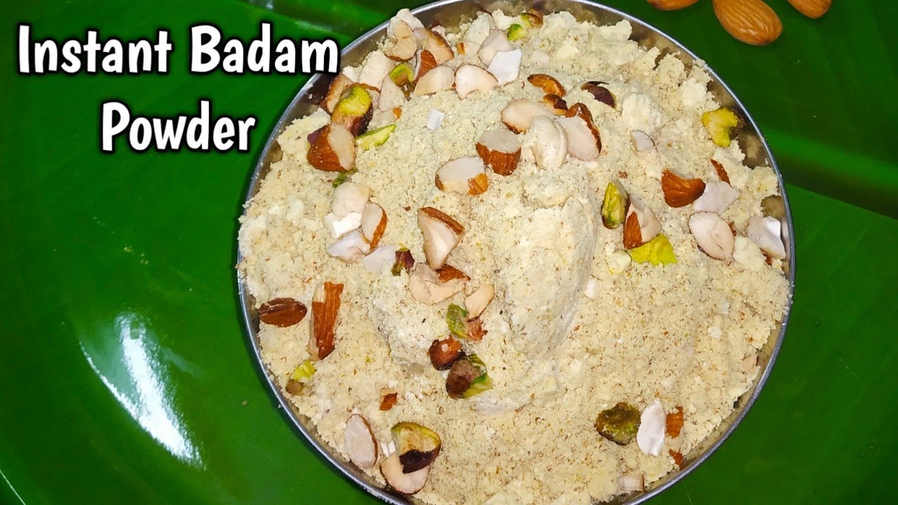Home made Instant Badam powder. - YouTube