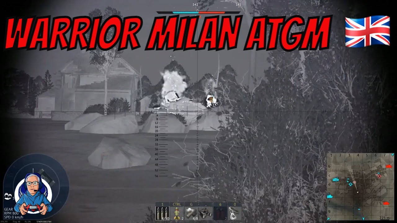 THE AMAZING WARRIOR and is MILAN ATGM ( War Thunder gameplay Battle of ...