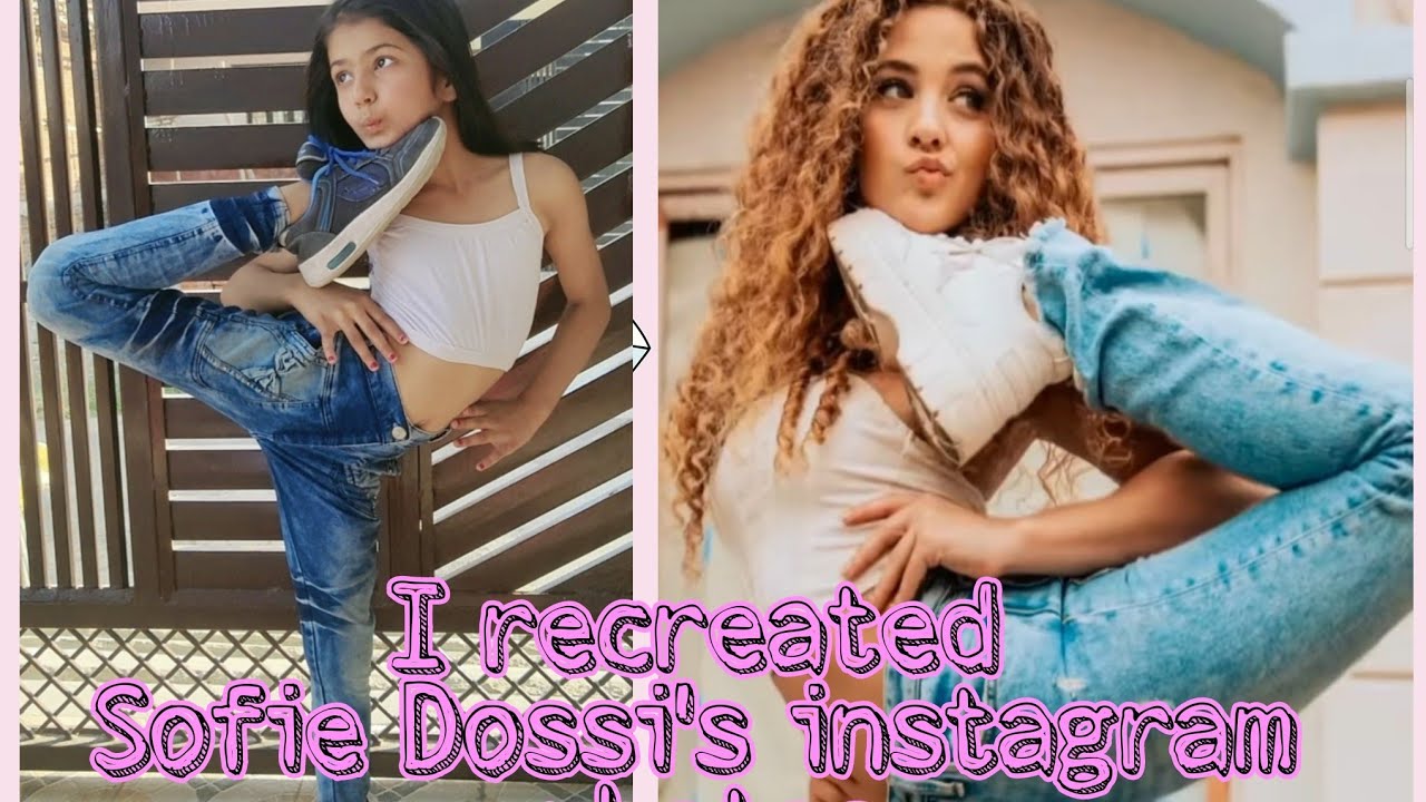 recreating Sofie Dossi's instagram photos - YouTube