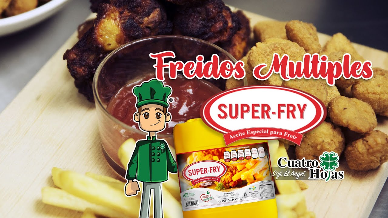 SUPER FRY Aceite Vegetal Para Alto Freído - YouTube
