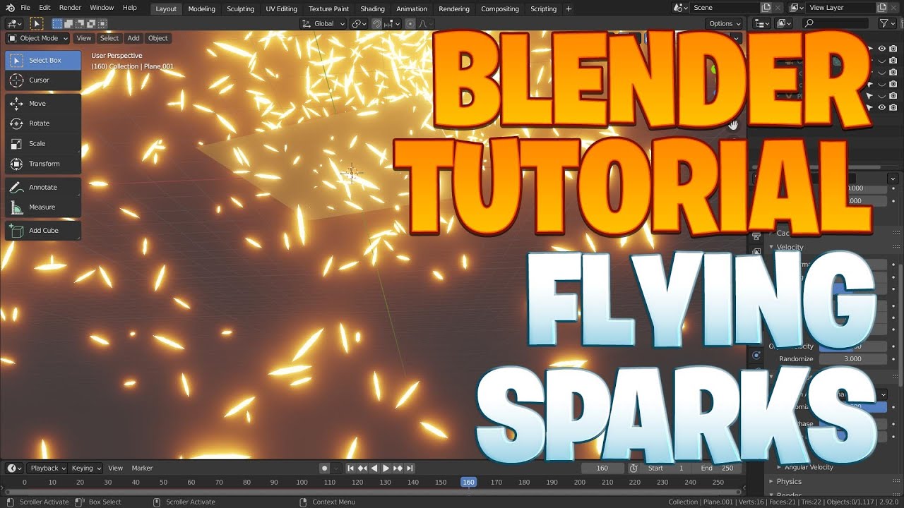 Blender Tutorial Flying Sparks YouTube blender-tutorial-flying-sparks-youtube