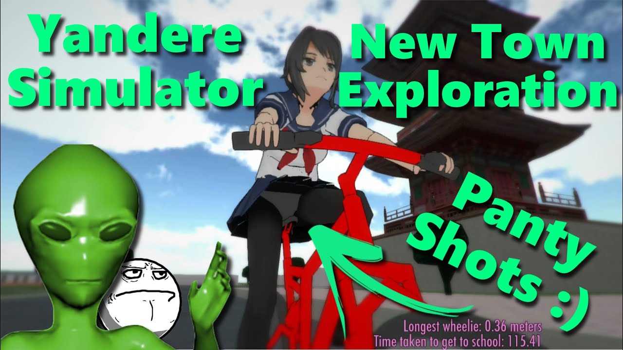 Going to Town! - Yandere Simulator (January 1st Update) - YouTube