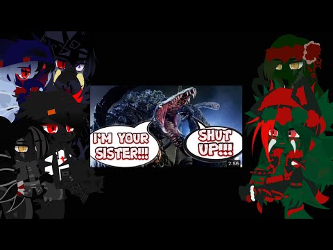 Heisei and Legendary Godzilla Space G and bio react to if kaiju could talk in Godzilla vs Biollante