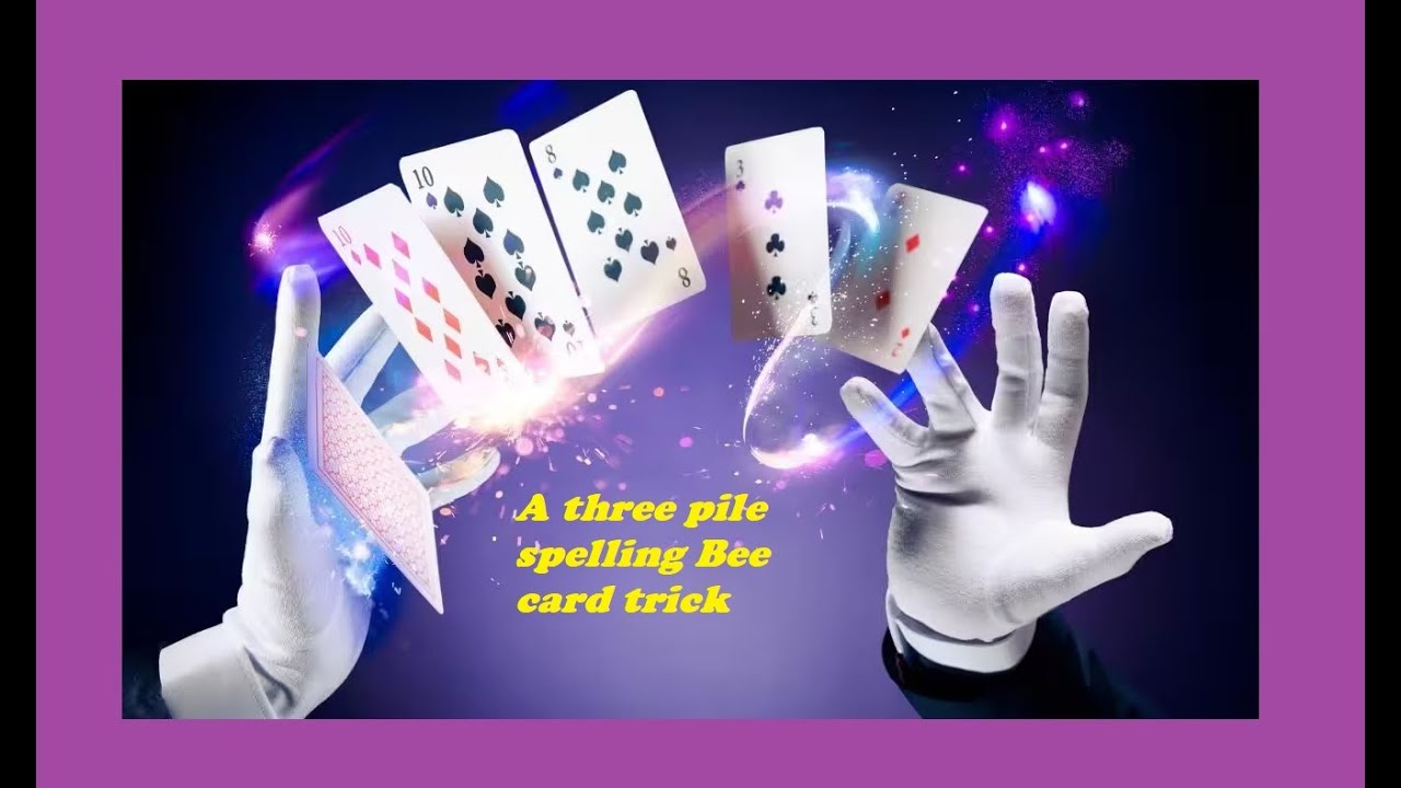 A three pile spelling Bee card trick #magictricks #cardtricks - YouTube