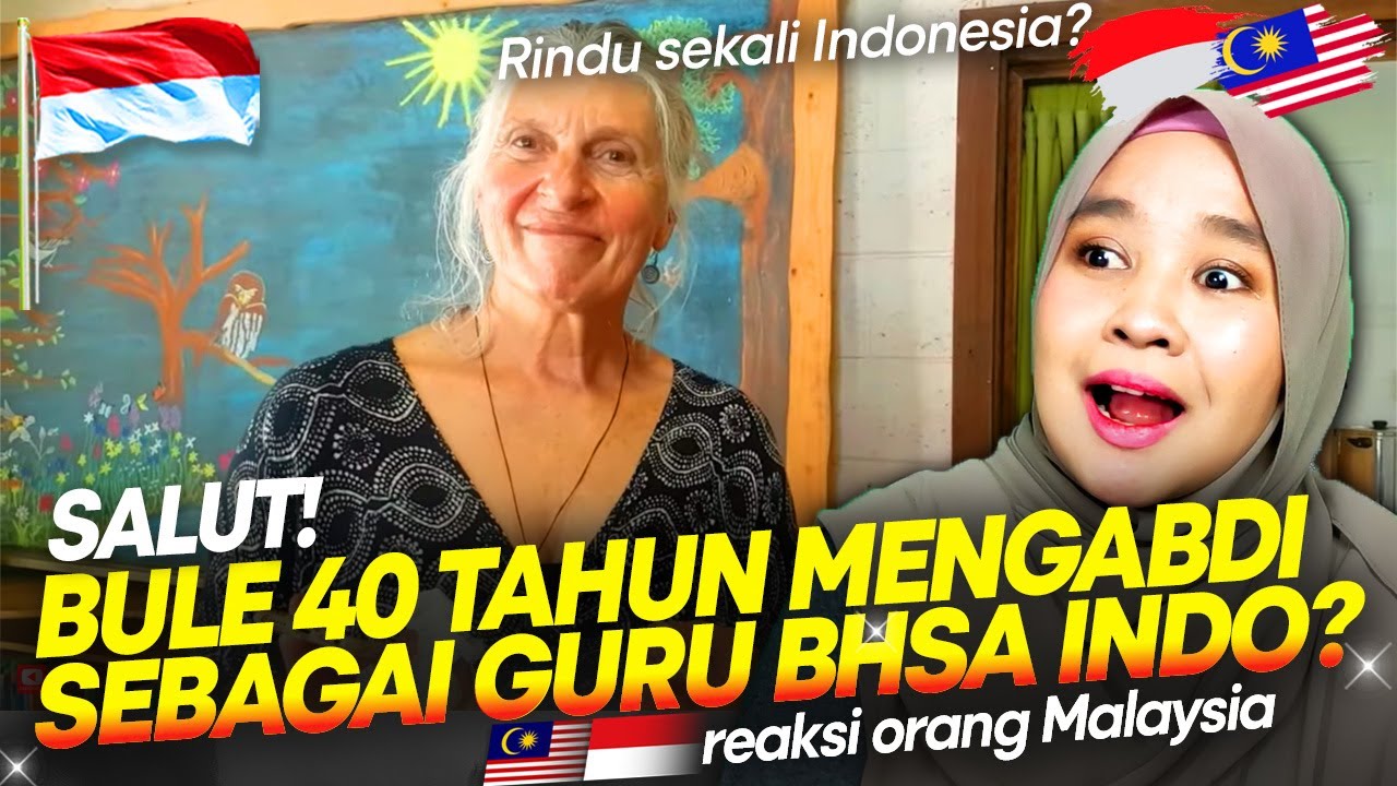 🇮🇩 WOW!!😱😍 BULE INI LEBIH 40 TAHUN MENGABDI SEBAGAI GURU BAHASA ...