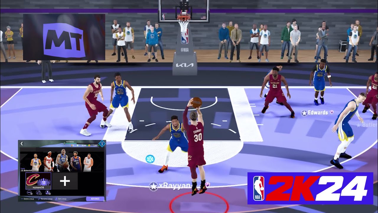 NBA 2K24 MyTEAM mobile: clutch time online highlights(intense gameplay ...