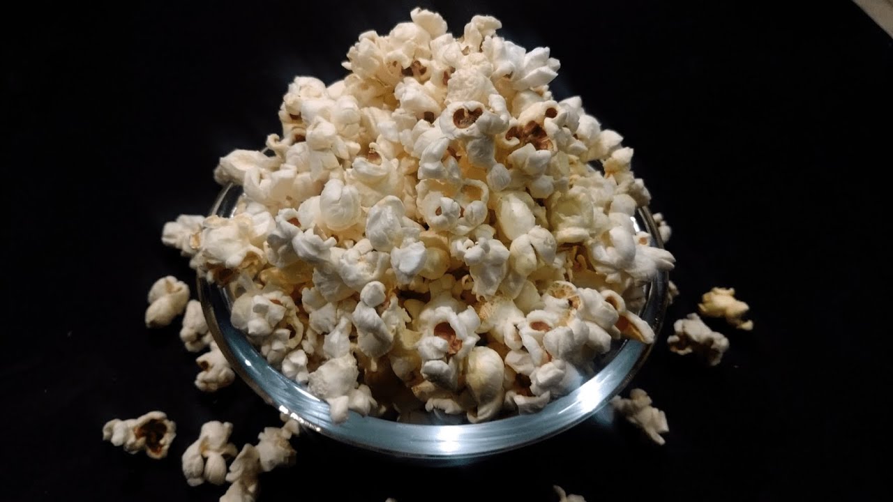 Homemade Butter Popcorn Recipe | How to make Popocorn at home | Theatre ...
