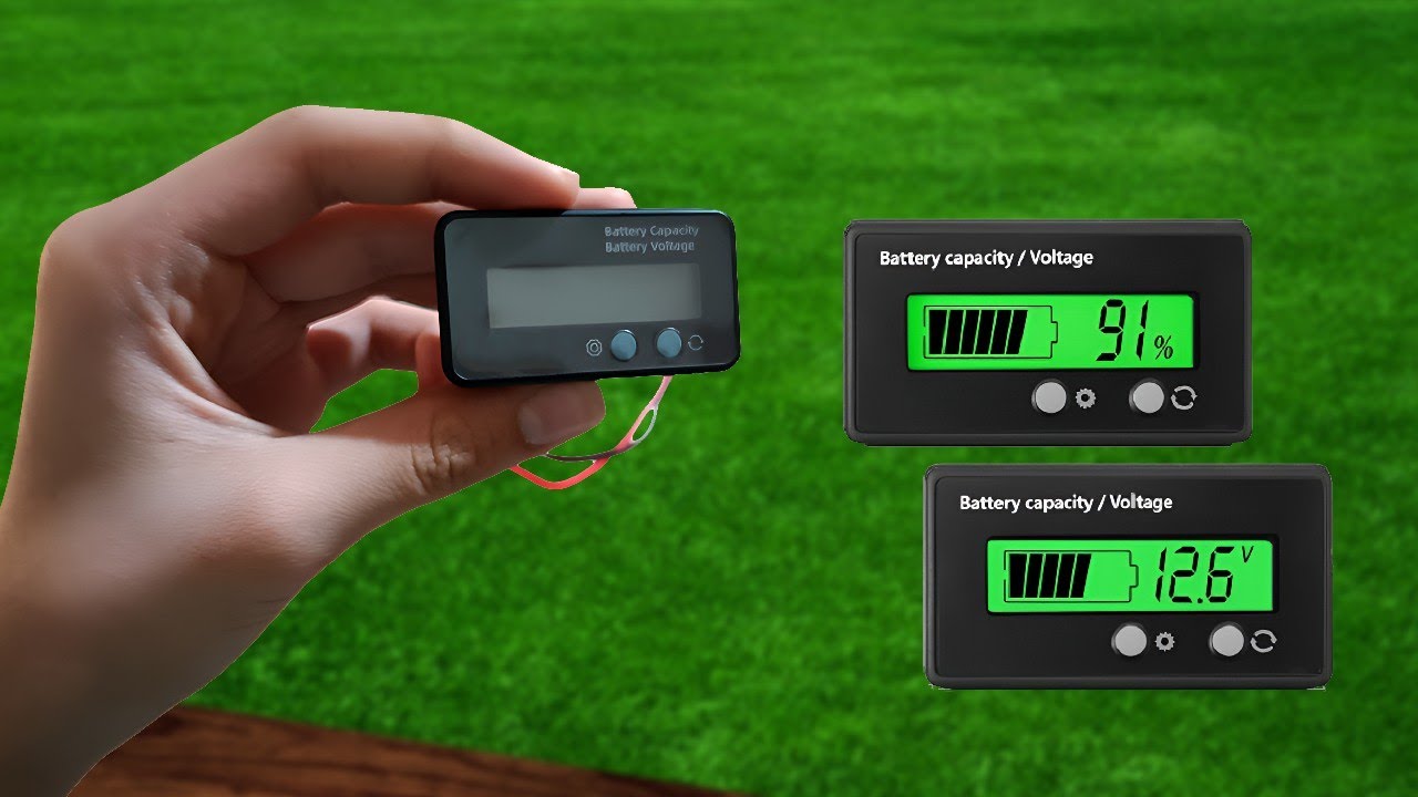 Setting up the battery charge level display module | Know the voltage ...