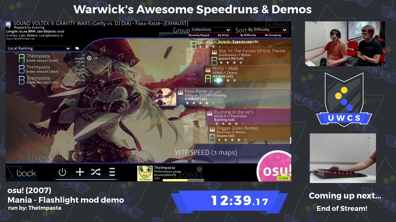 WASD 2017: osu!mania Flashlight Demo by TheImpasta - YouTube