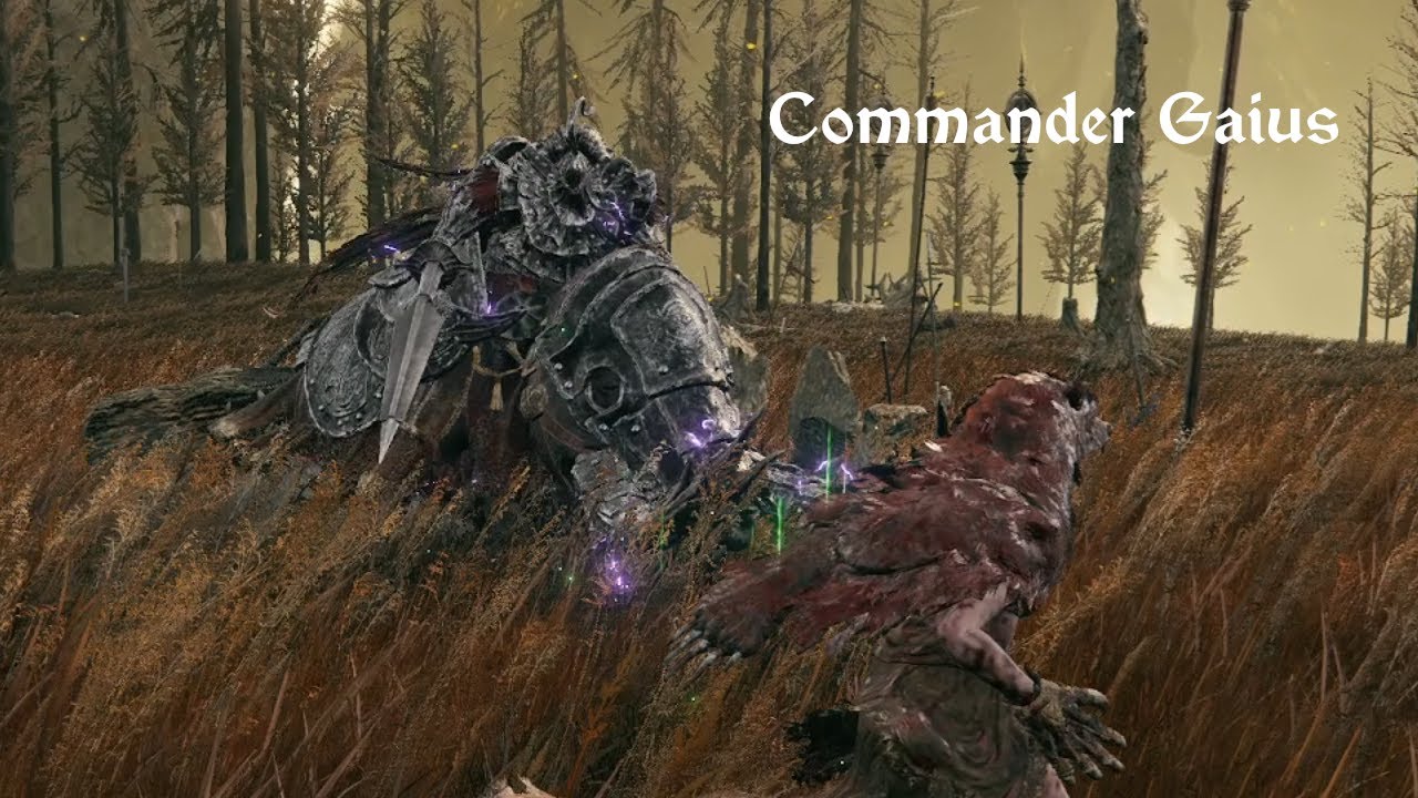 Commander Gaius | Elden Ring:Shadow of the Erdtree Boss fight | NG+0 ...