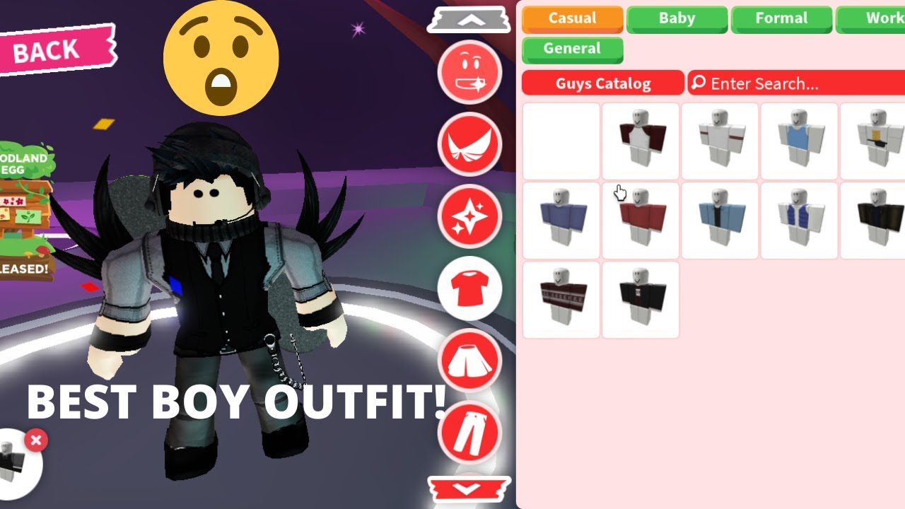 Best Boy Outfit In Adopt Me! - YouTube