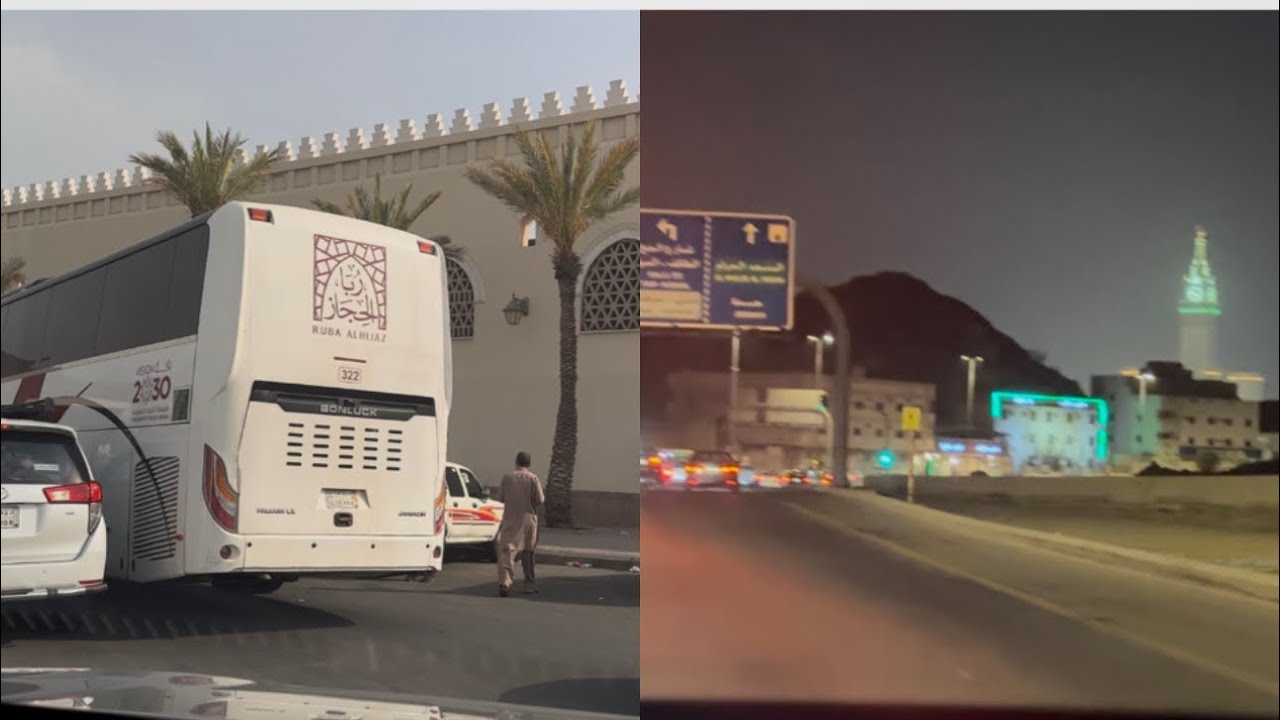 Umrah trip from Meeqat to Makkah - YouTube