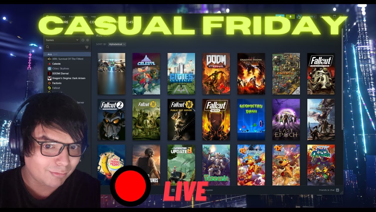 🔴Live - Casual Friday (3/8/24) - We play your suggestions! - YouTube
