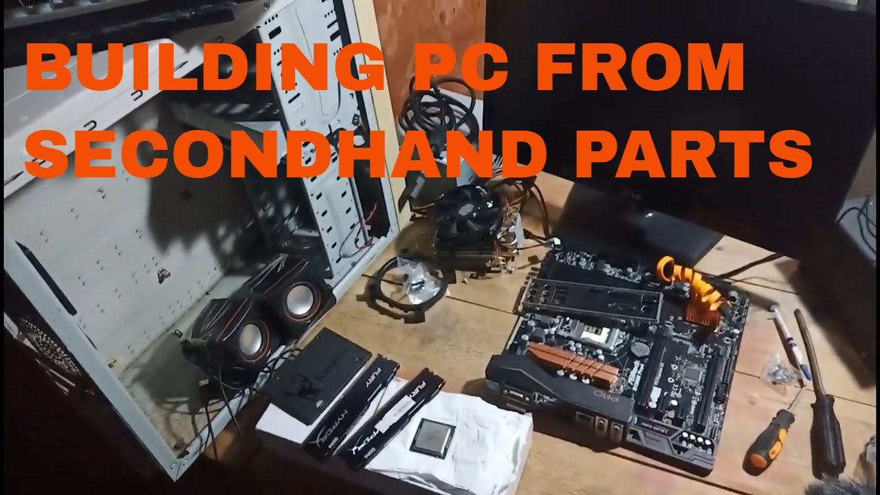 Part 1 PC Building with Second Hand Asrock b150m Pro 4 i5-6500t cpu and ...