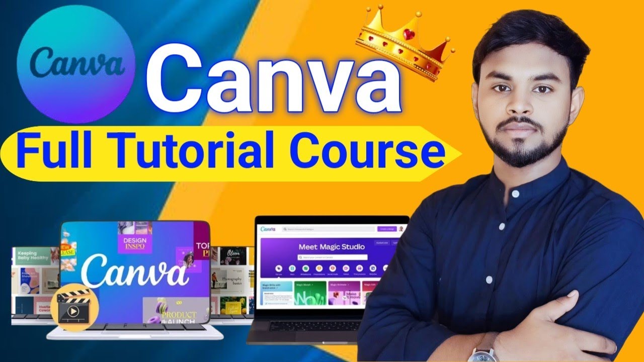 Learn Canva Tutorial For Beginners | How To Use Canva Tutorial in 2024 ...