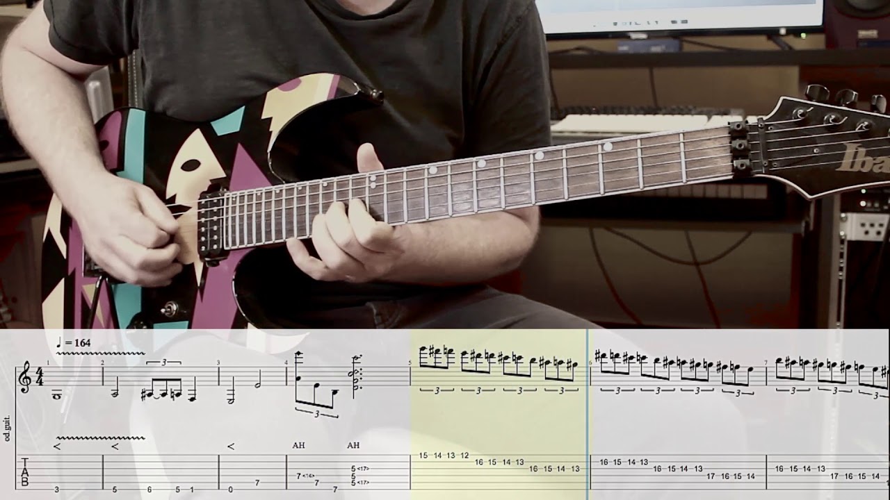 MEGADETH - "Sweating Bullets" Solo (Cover) /w Tabs Guitarlesson - YouTube