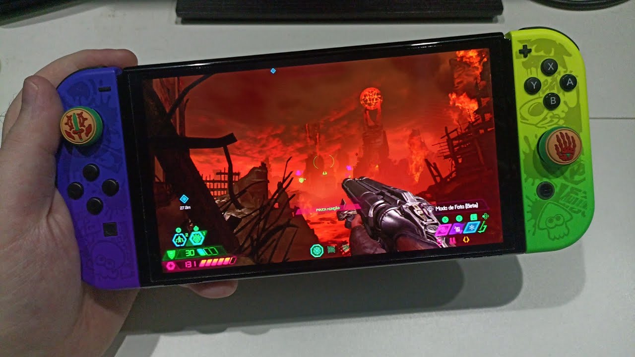 🚨DOOM ETERNAL ficou INCRÍVEL com update 1.15 no Nintendo Switch OLED 😱 ...