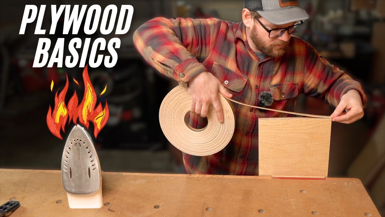 How To Make Plywood Look Like Hardwood [Edge Banding] - YouTube