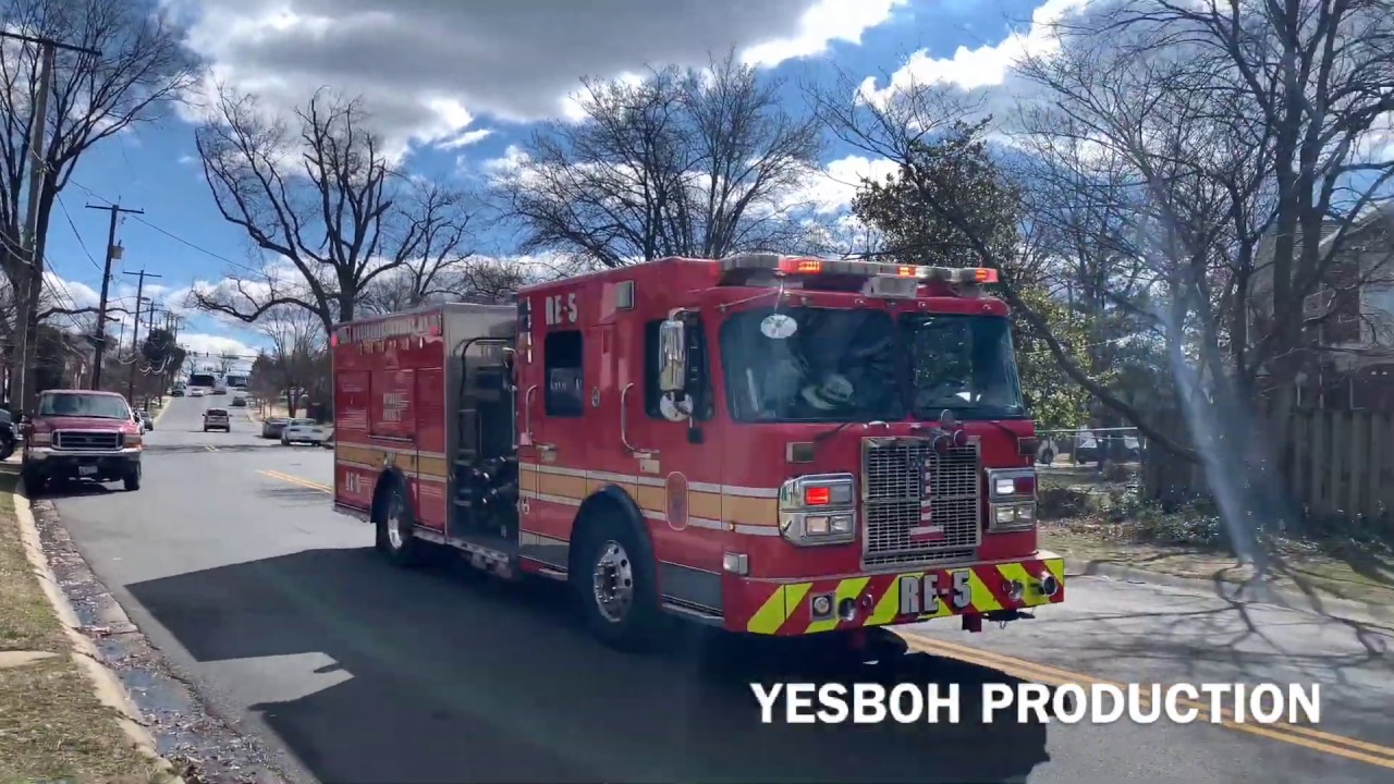 MCFRS Truck 716, Ambulance 701, Paramedic Engine 701 Responding - YouTube