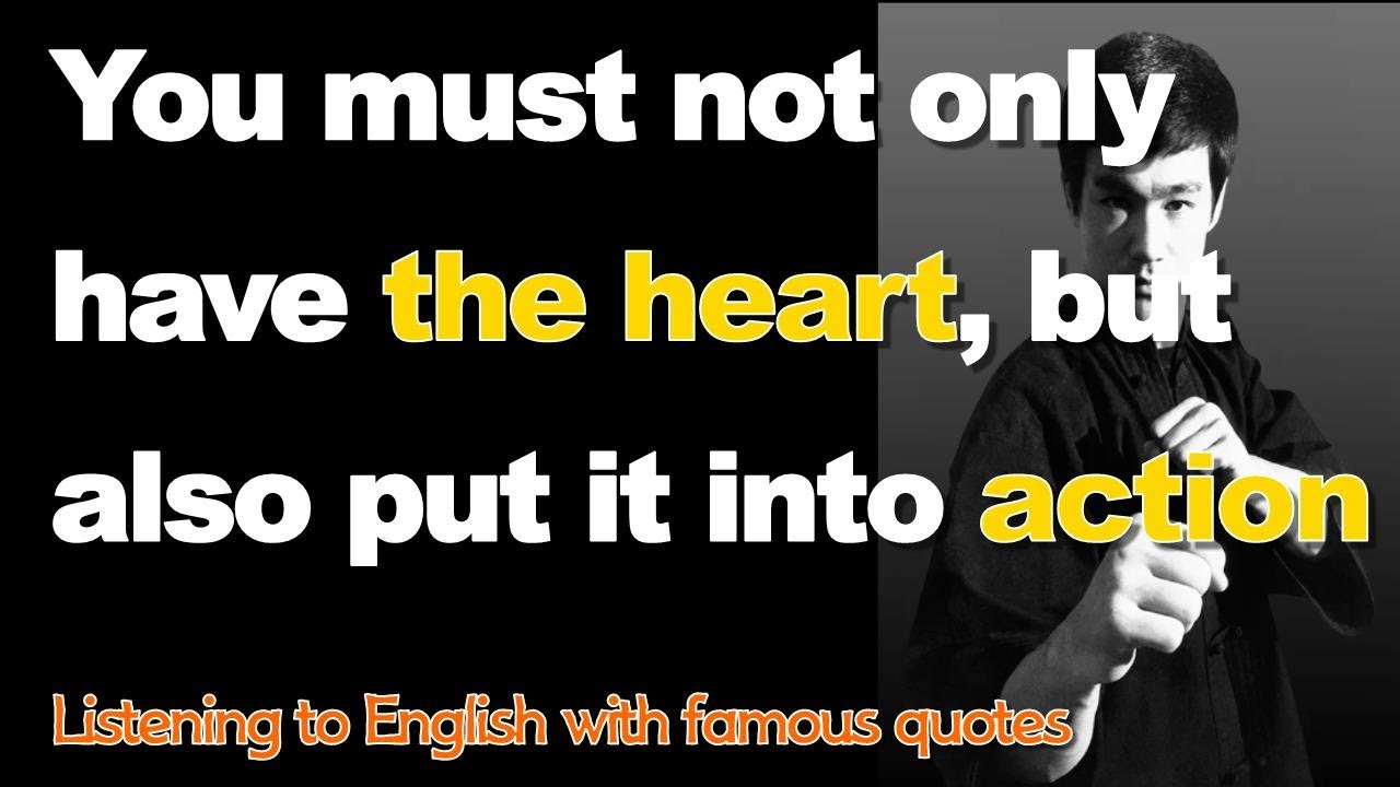 [Think] Today's quote. [It is not enough to have only a mind. You must ...