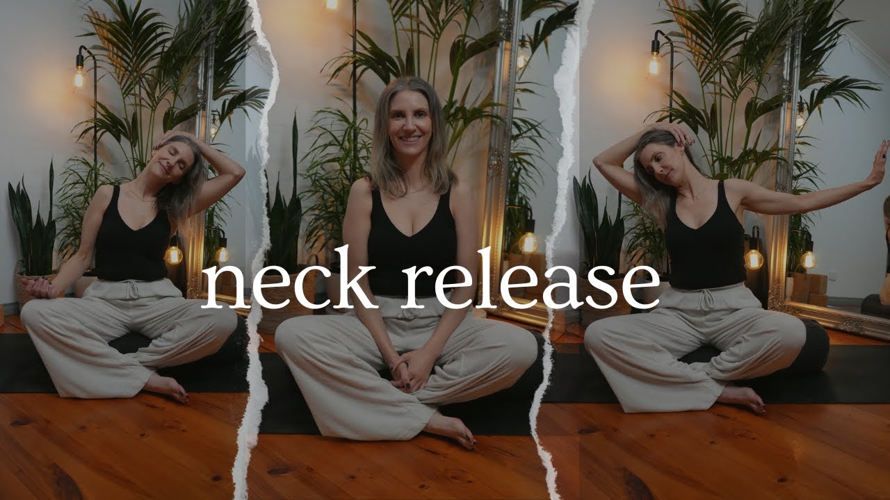 Stretches for neck | 10 min Yoga to release neck tension - YouTube