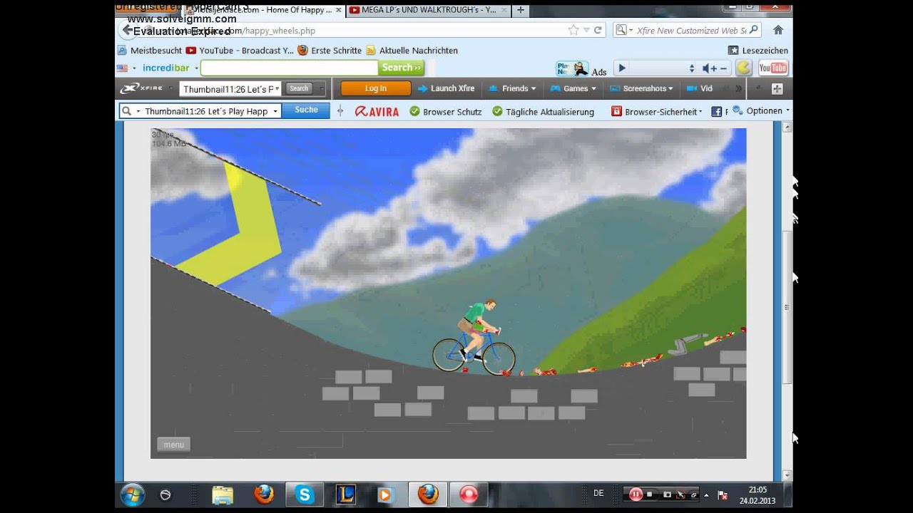 Let´s Play Happy Wheels #8 Das 10. Jubiläum - YouTube