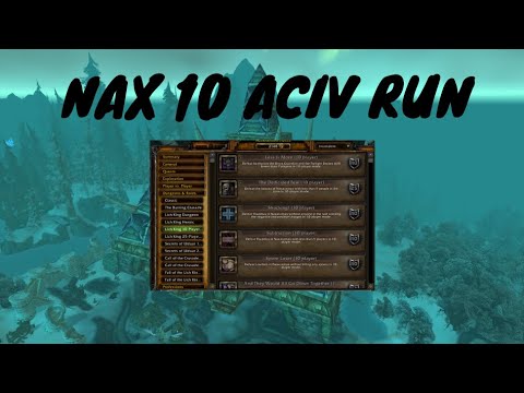 Naxxramas 10 man Acivment run - Unholy DK POV Guild Run - YouTube