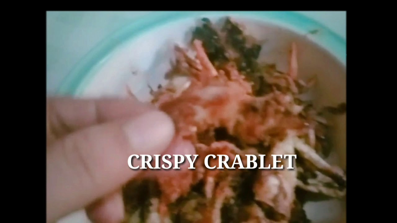 HOW TO COOK CRISPY CRABLET | PAANO MAG LUTO NG CRISPY CRABLET - YouTube