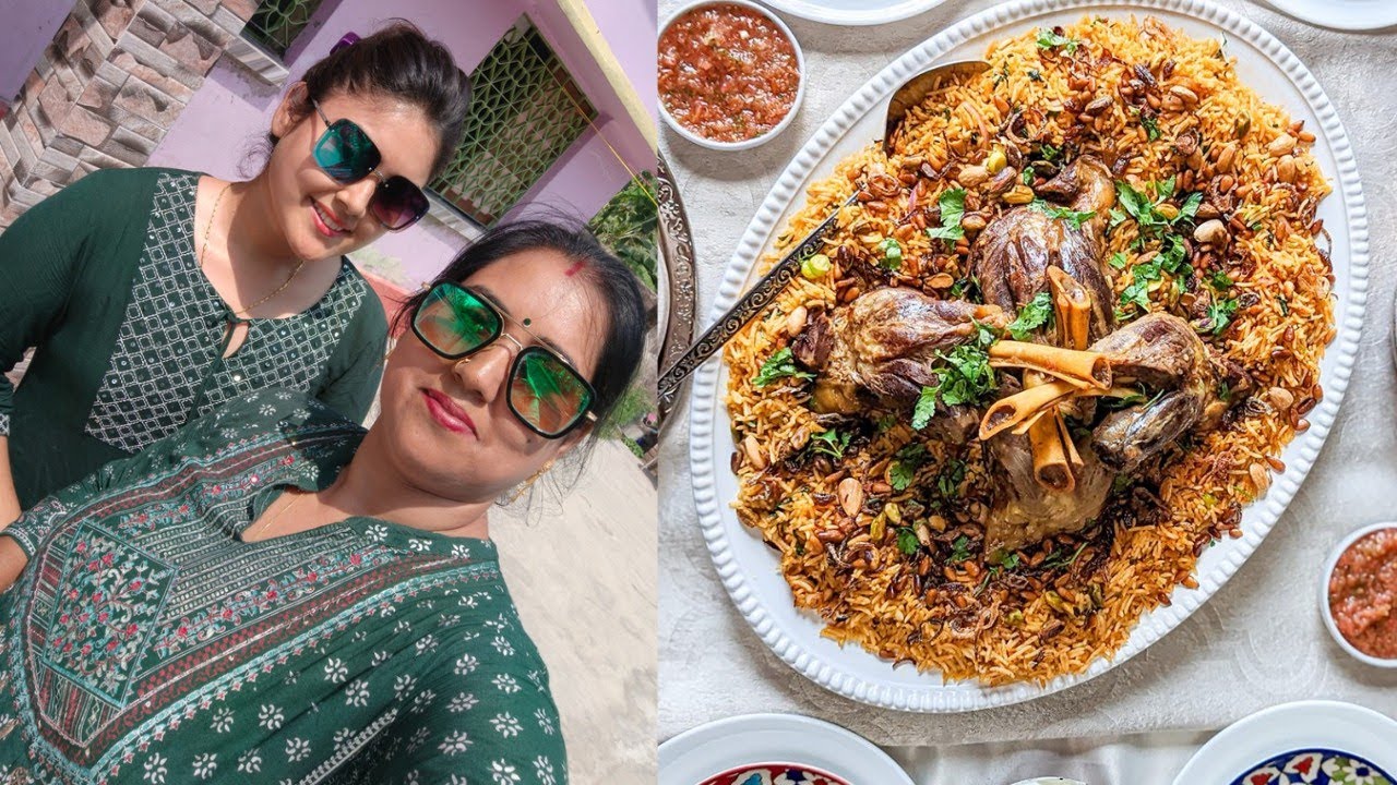 43°degree gorom a aj mutton khapsa rice ar picnic korlam 300gm ar ...