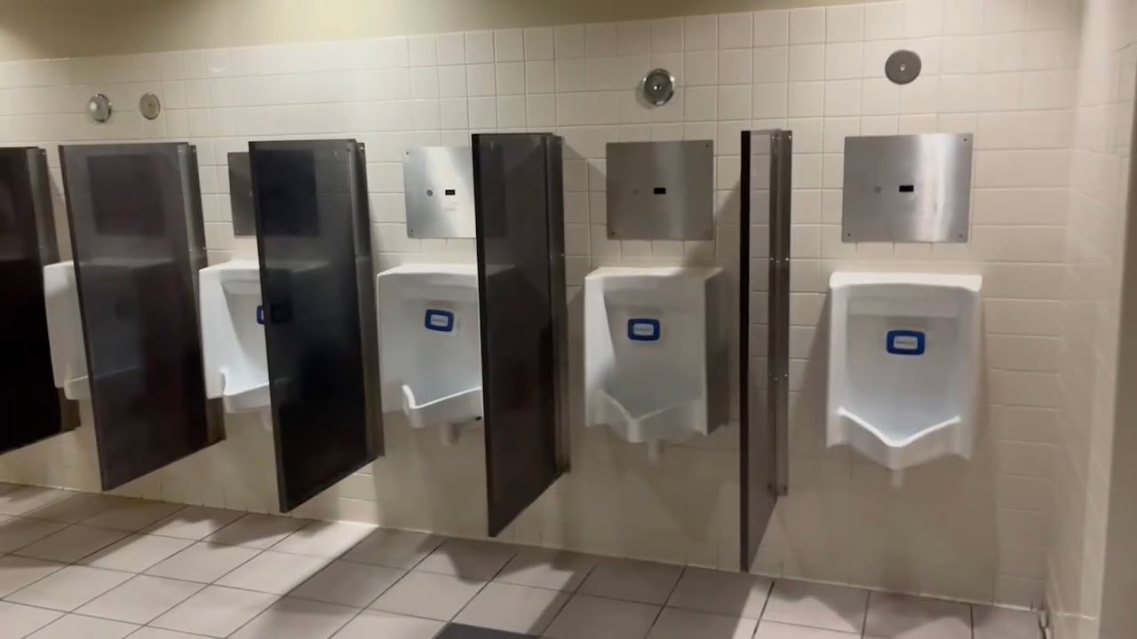 October 22, 2023: F1 Central Side Men’s Restroom at the AMC of the ...