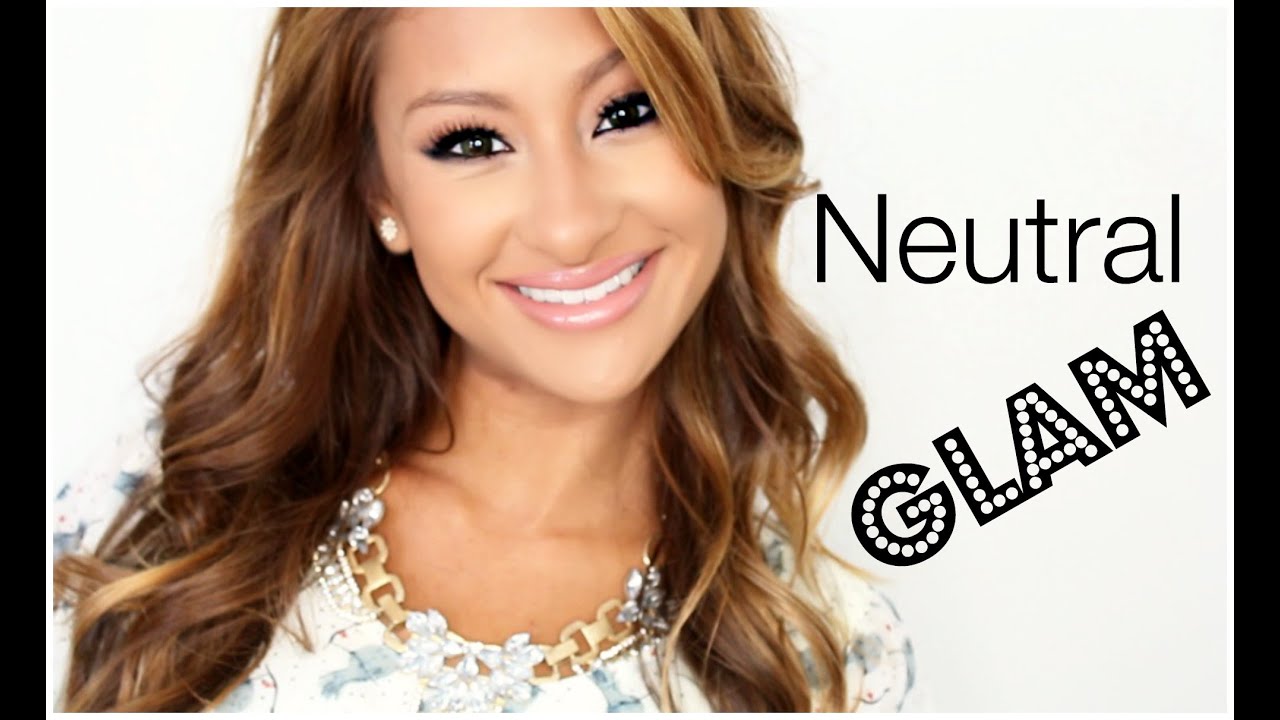 Neutral Soft GLAM Makeup-Complete Look - YouTube