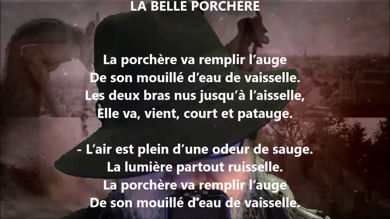 La belle porchère - Maurice Rollinat lu par Yvon Jean - YouTube