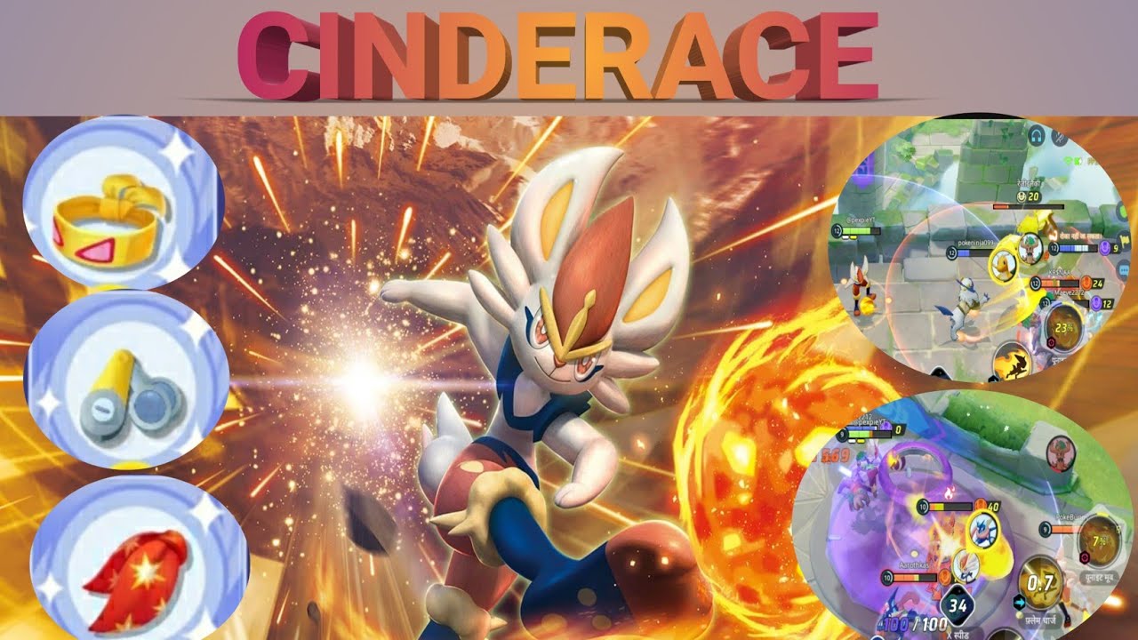 Every Ranked Cinderace Build 100IQ Strategy in Master Rank 2024 | the ...