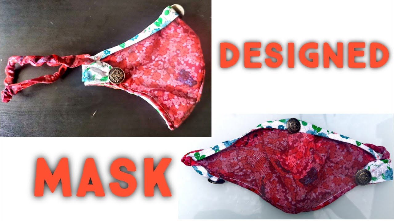 DIY designed and simple mask | Make your unique styled mask at home ...