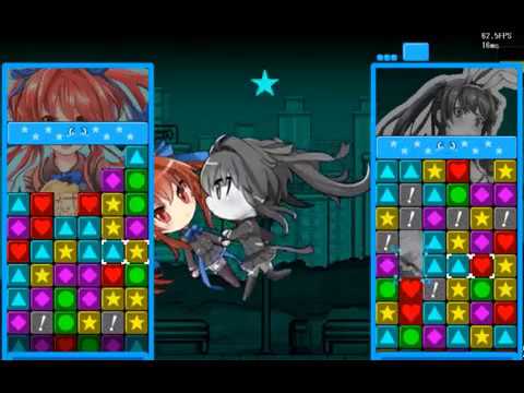 【Puzzle League Modoki】Aina Jougasaki VS Illusion Alius(Aina.Ver)【Ange ...