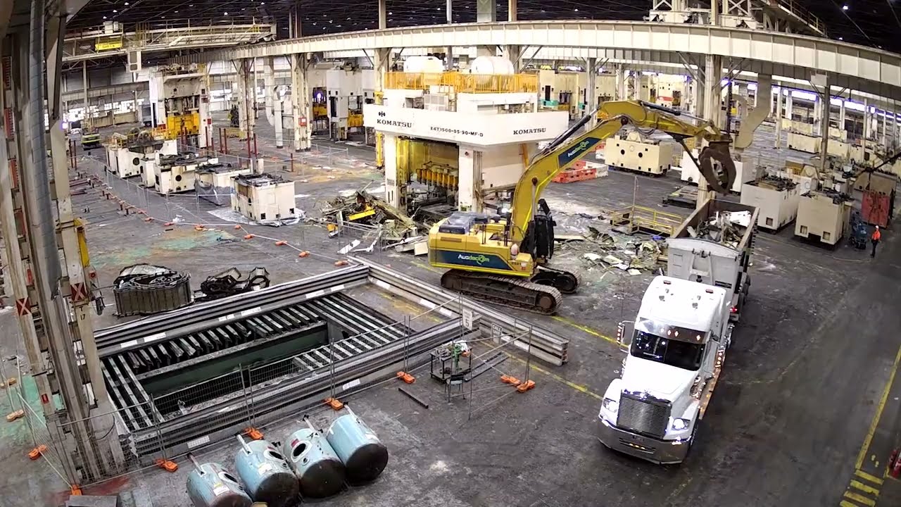 Ausdecom Ford Geelong Press Plant - YouTube
